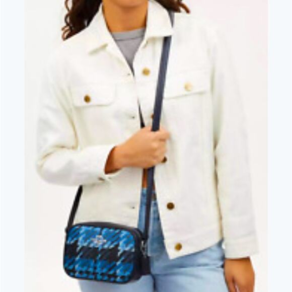 Coach | Bags | Coach Camera Bag Mini Jamie With Plaid Print Crossbody ...